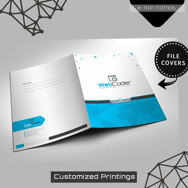Customized A4 Expanding Folder Document Holder, Printings for Office ...