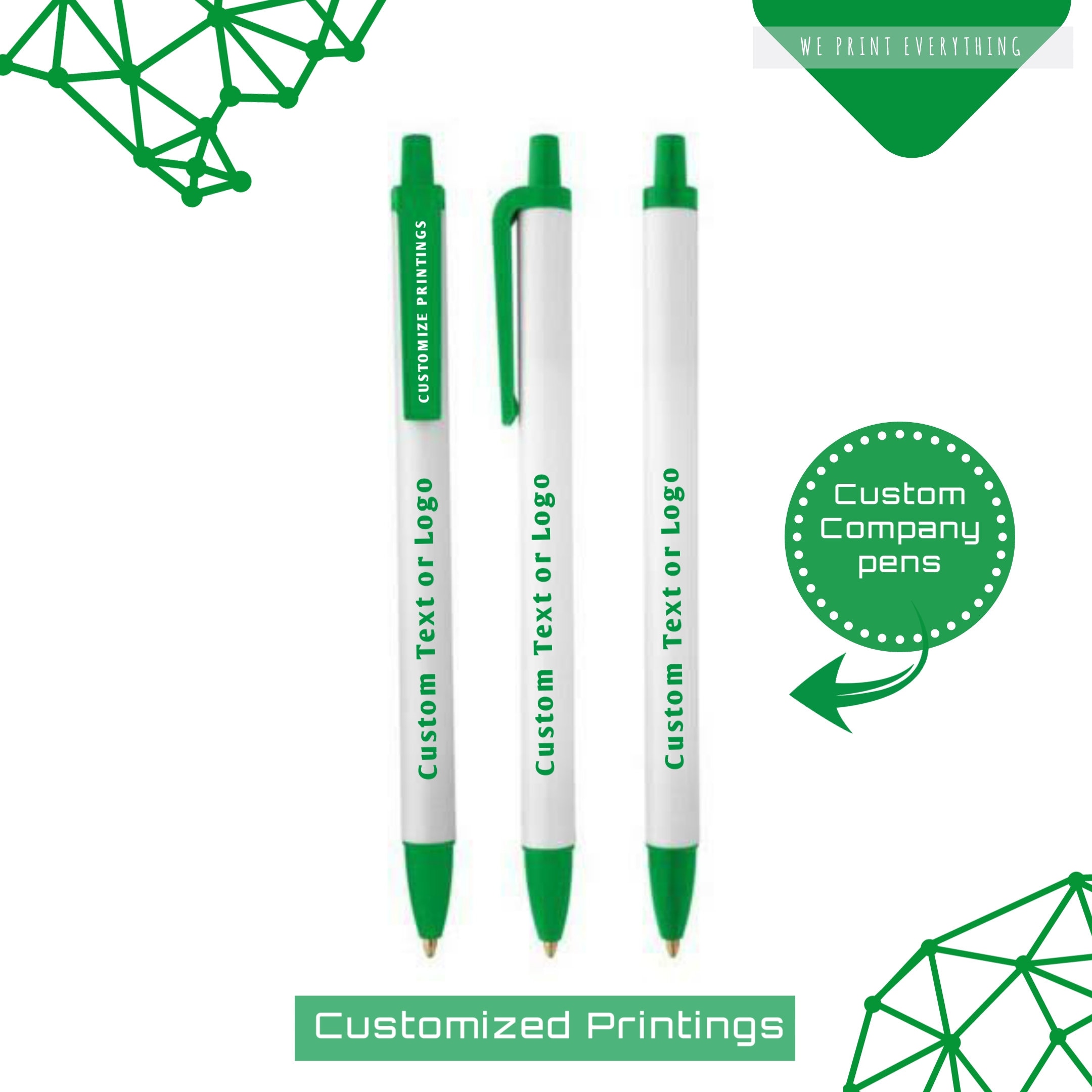 Customized Text Logo Soft Touch Ballpoint Pens Promotional - Etsy