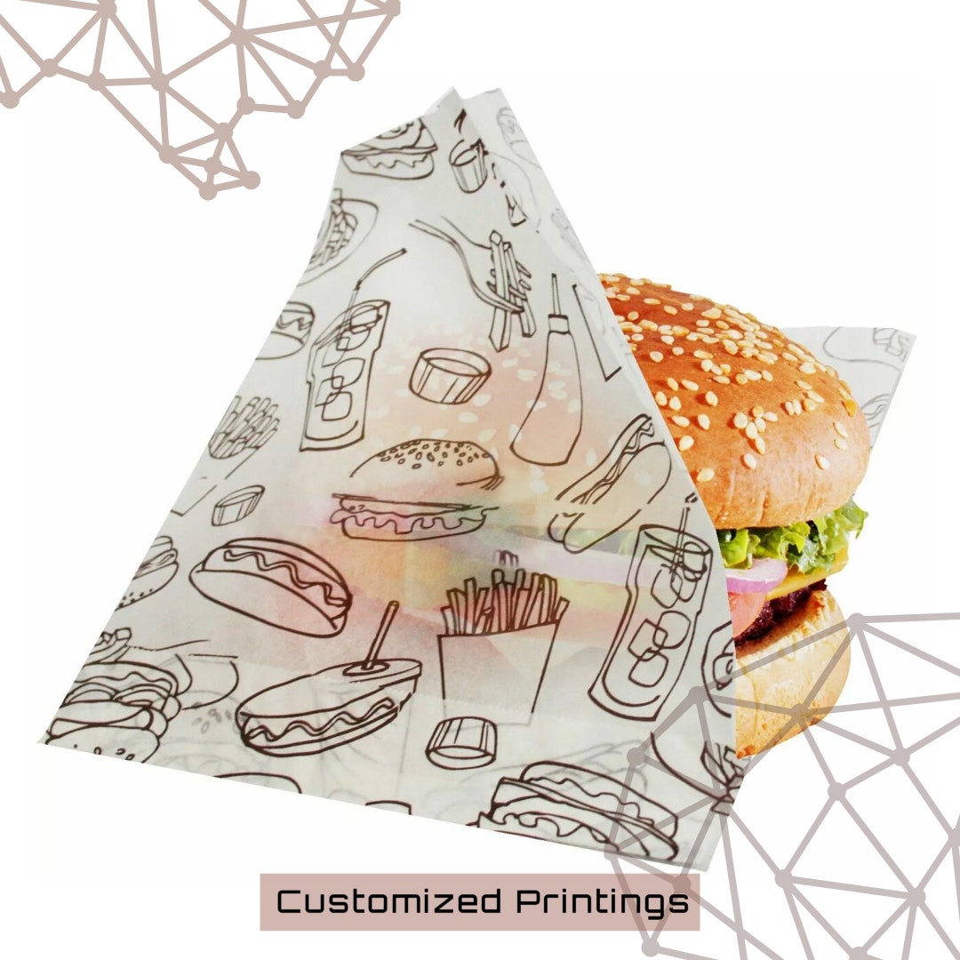 Customized Grill Theme Printed Oil Absorbing & Blotting Greaseproof ...