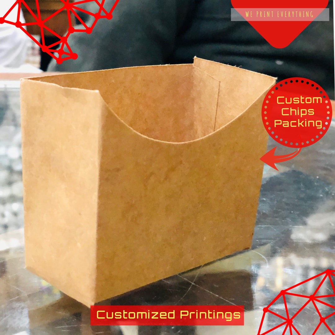 Food Grade Packaging Box With Custom Multicolor Printing for Fried ...