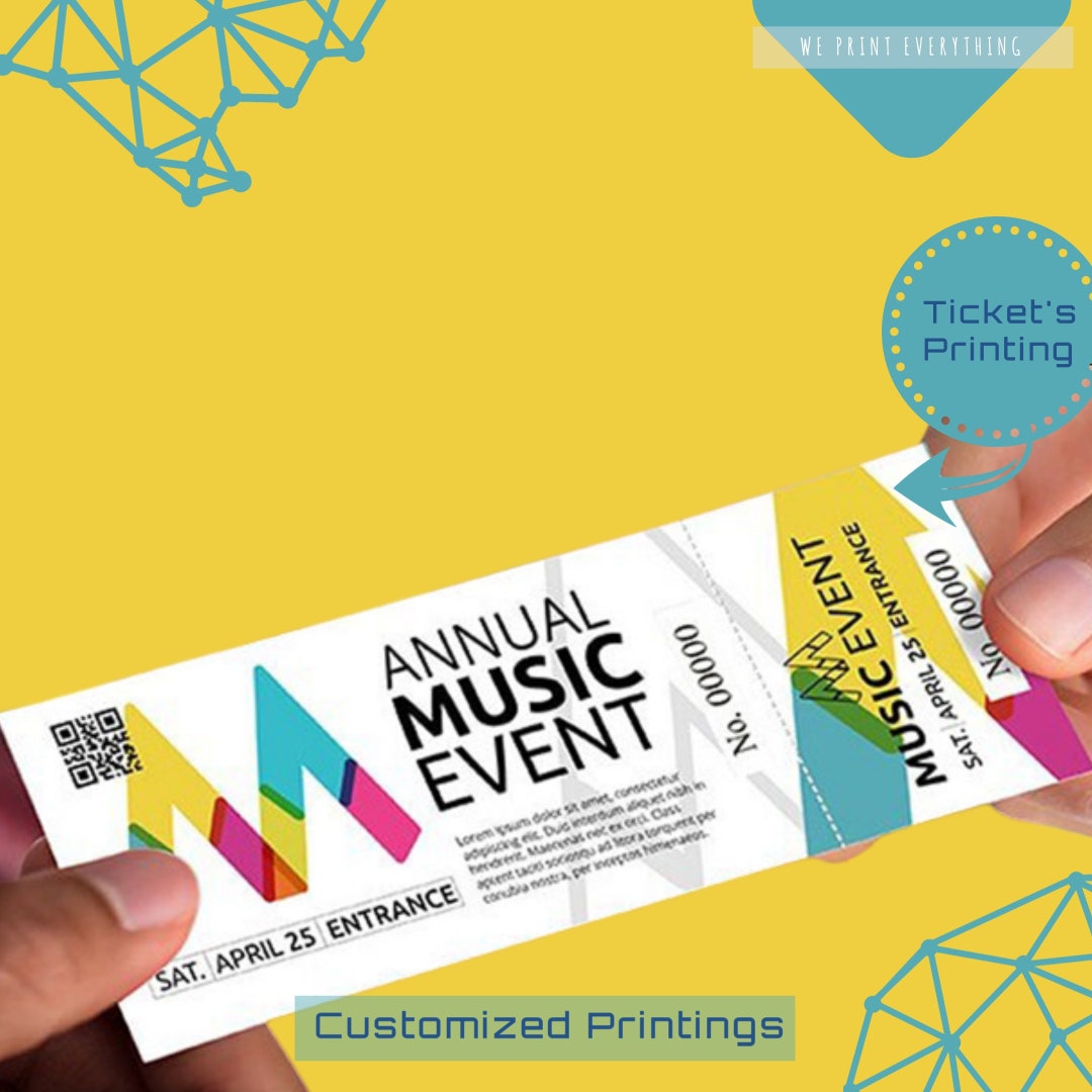 Wholesale Custom Voucher, Ticket, Promotional Ticket, and Event Ticket ...