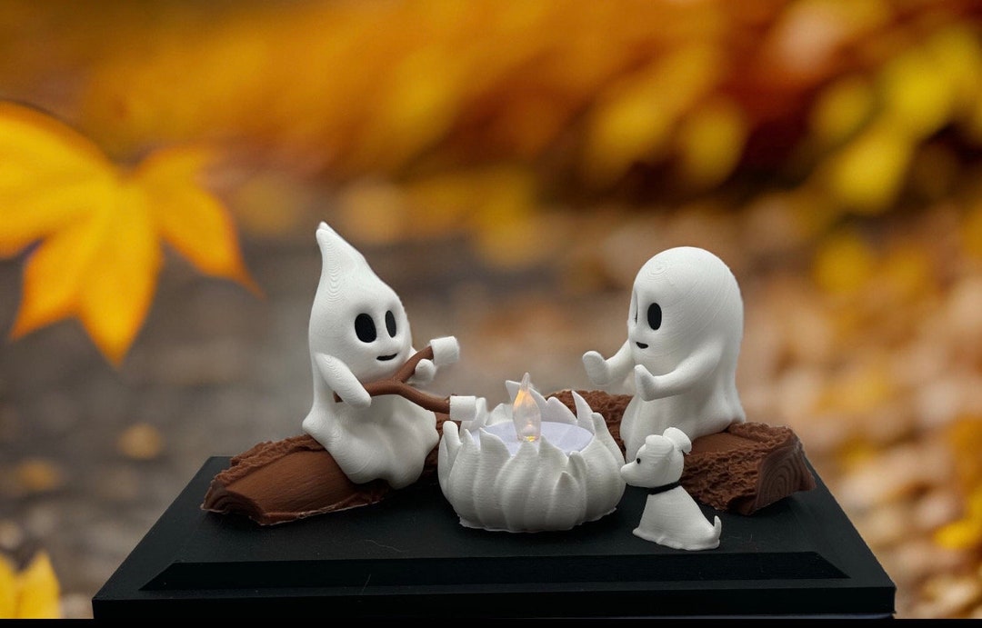 3d Printed Ghost Campfire, Ghosts, Cute Ghosts, 3dprinted,campfire ...