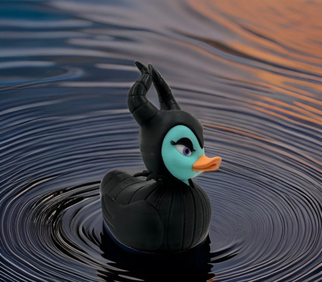 3D Printed Maleficent Duck, Duck Lovers , Duck, Jeep Duck, Maleficent ...