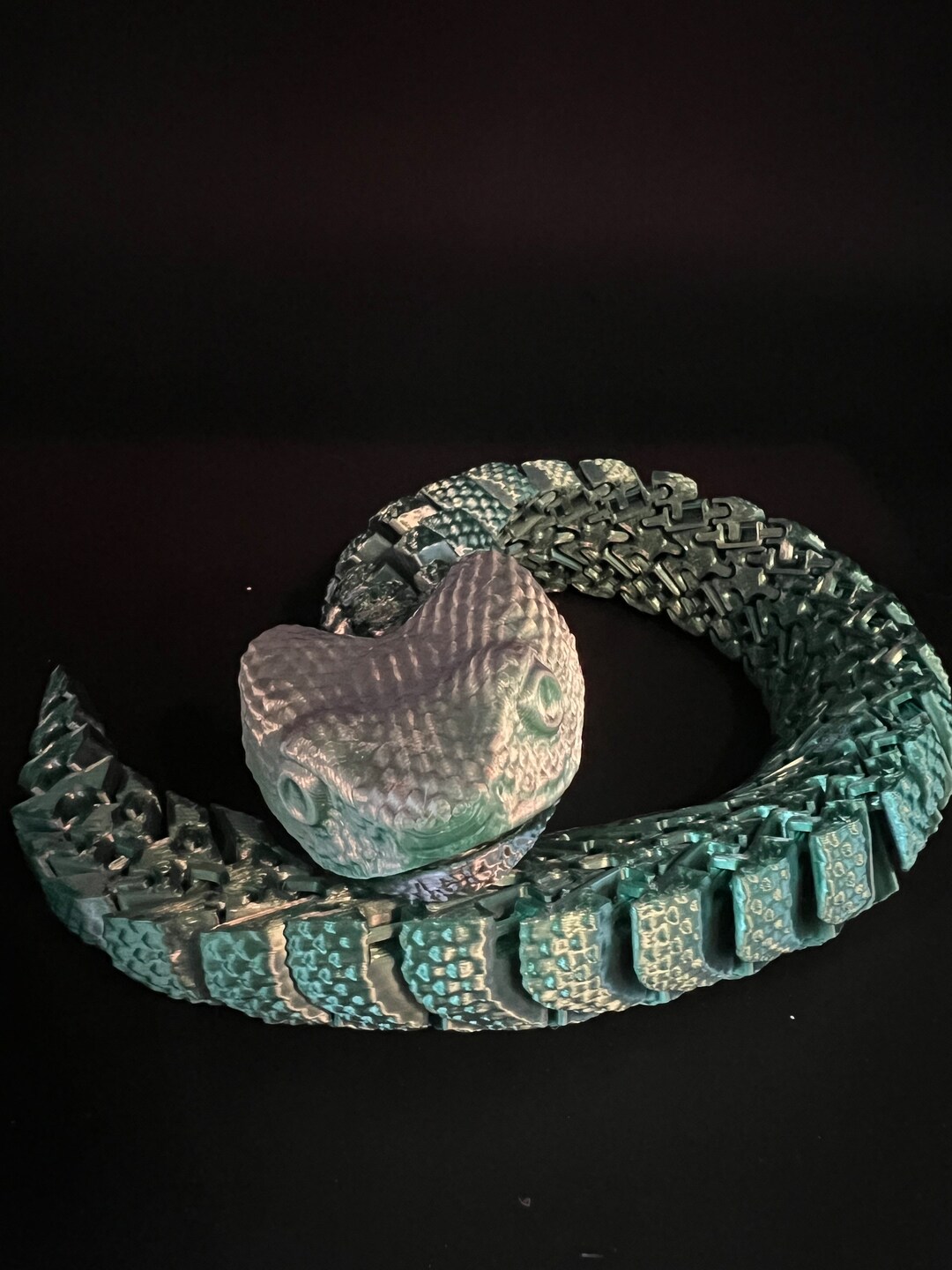 Articulating Viper Snake Fidget, 3D Printing, 3D Snake, Viper Snake - Etsy