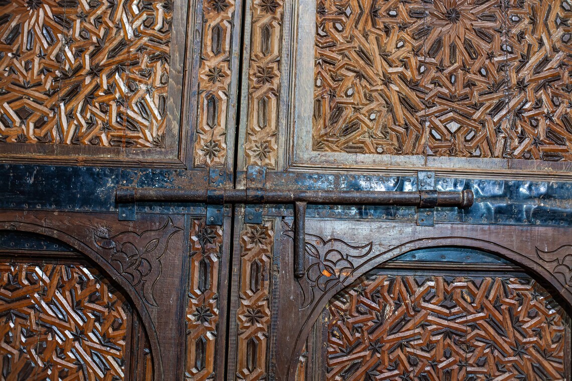 Moroccan Door, Moroccan Berber Door, Wooden Door, Andlusian Door ...
