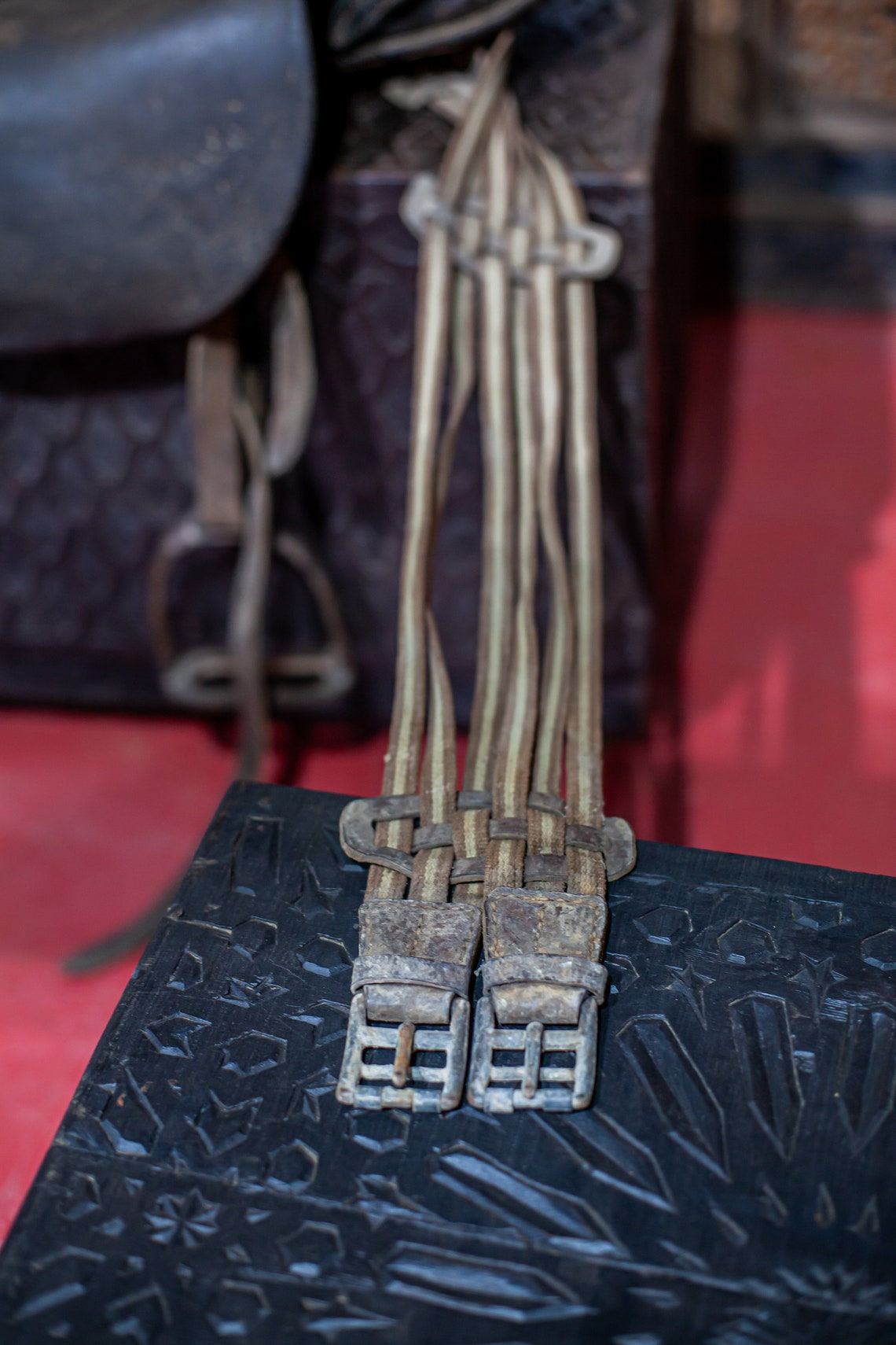 Handmade Horse Saddle, Big Old Saddle, Antique Saddle, Vintage Leather Arabic Saddle, Old ...