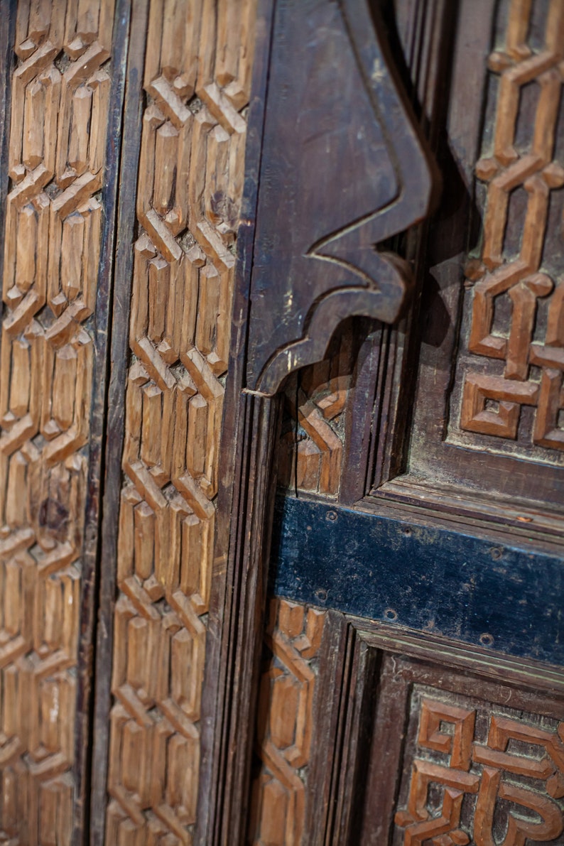 Moroccan Door, Moroccan Berber Door, Wooden Door, Andlusian Door ...