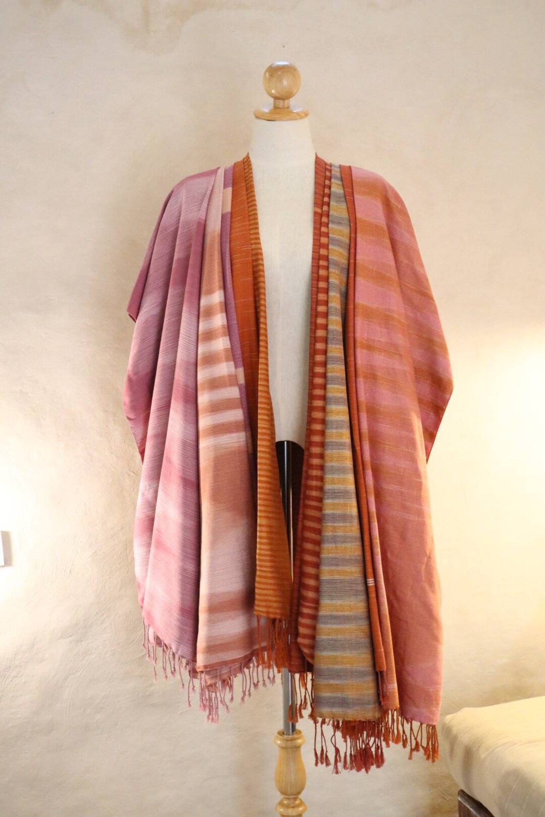 Handwoven Shawl Eco-friendly Colors, Perfect Gift - Etsy