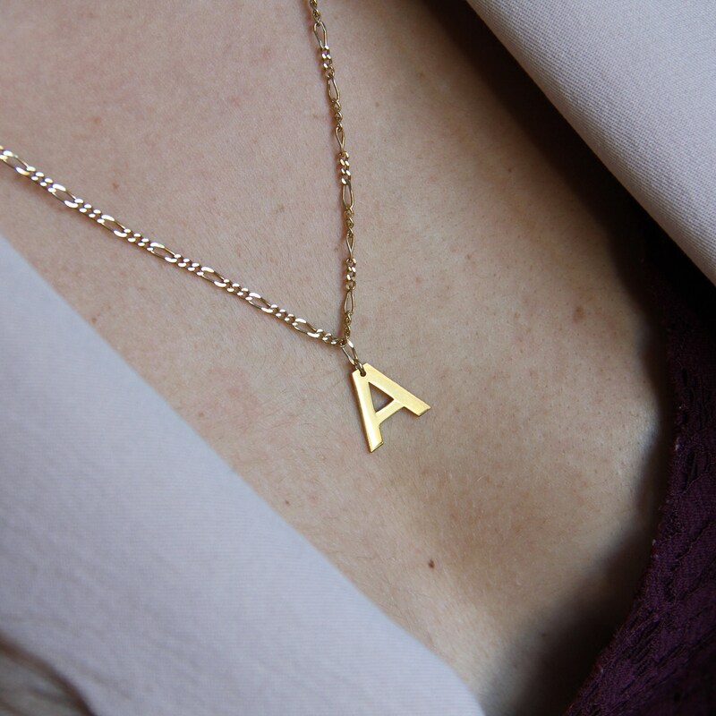 Letter Pendant - Etsy