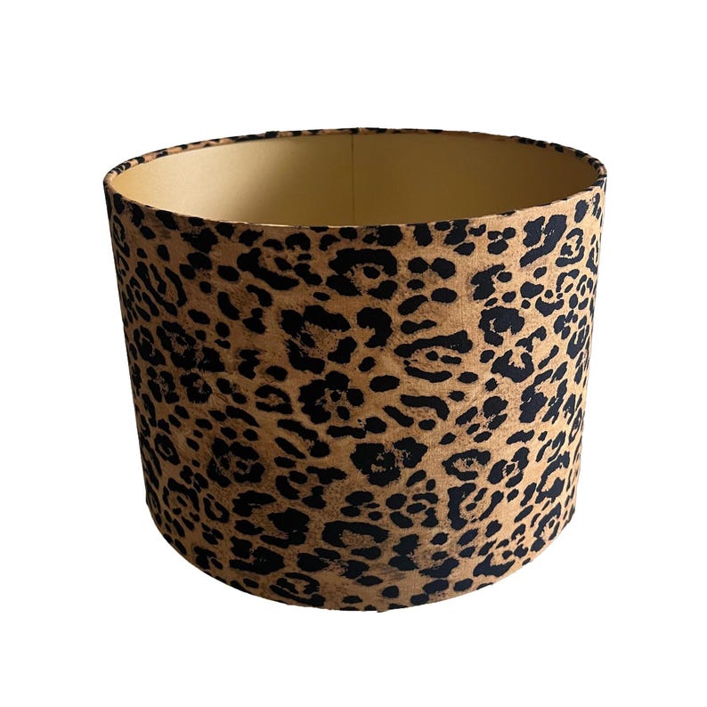 Unique Leopard Print Lampshade - Etsy