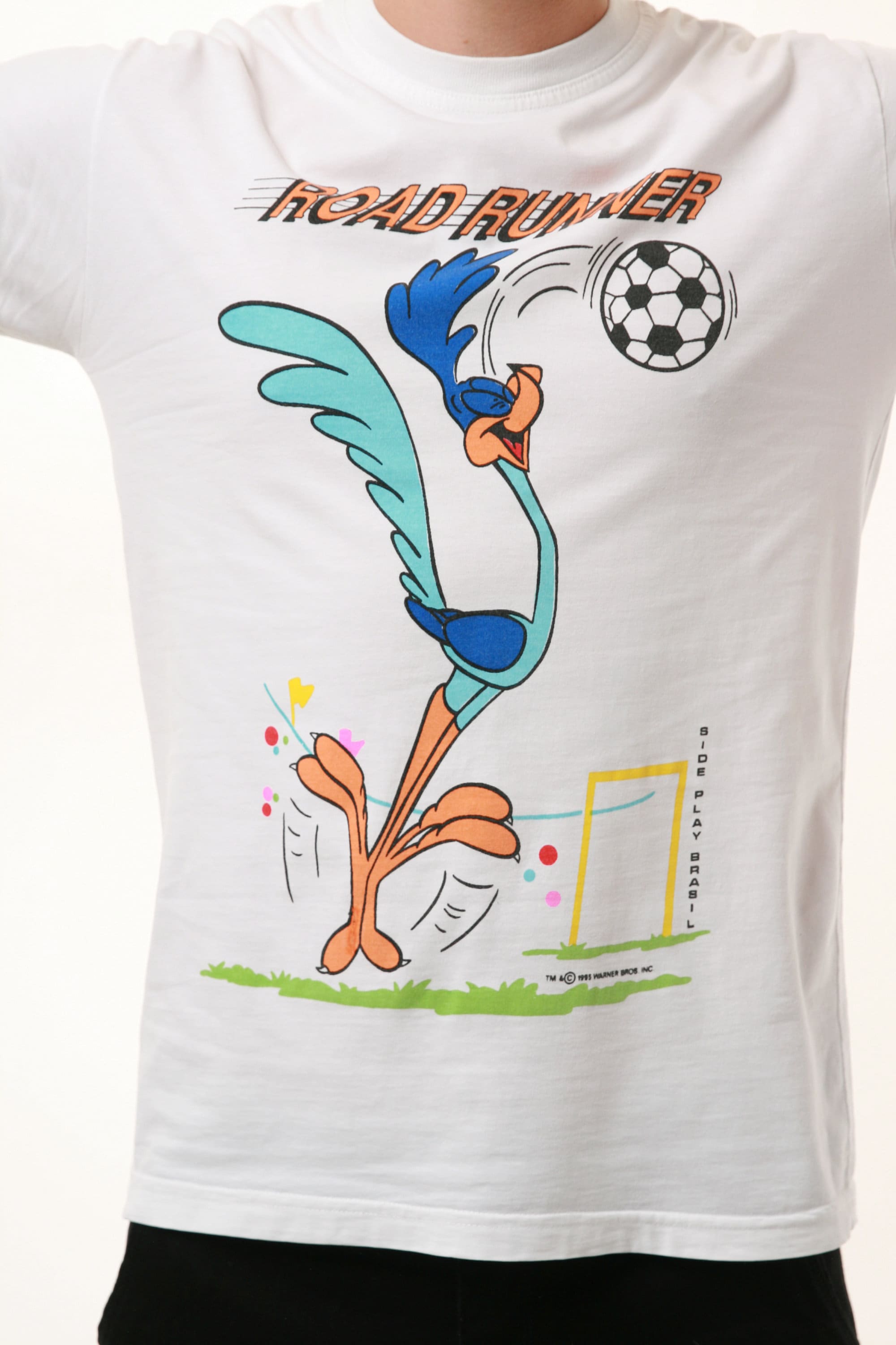 95s Vintage Warner Bros. Road Runner Cotton T-shirt 15853. - Etsy