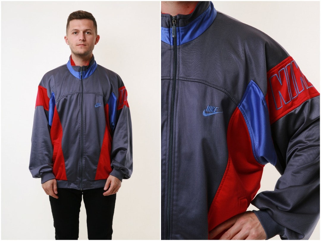 Vintage Rare NIKE Track Jacket Logo Oversized 17795 - Etsy