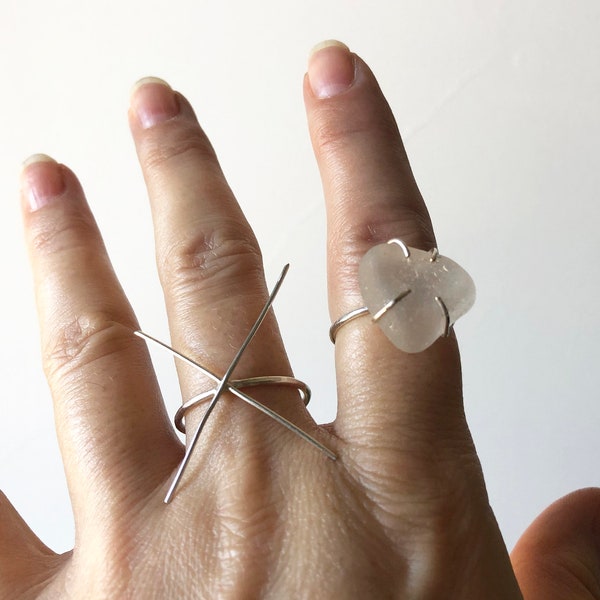 Rough Gemstone Ring - Etsy