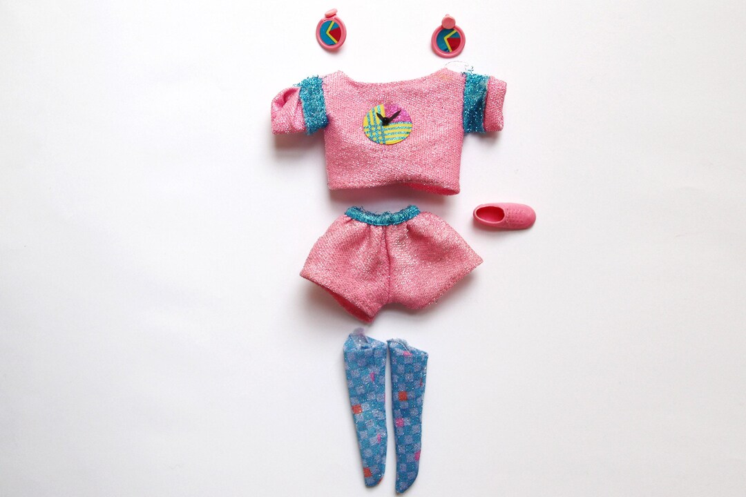 1986 Funtime Barbie Pink Clothing Set. 1980s Vintage Barbie Clothing ...