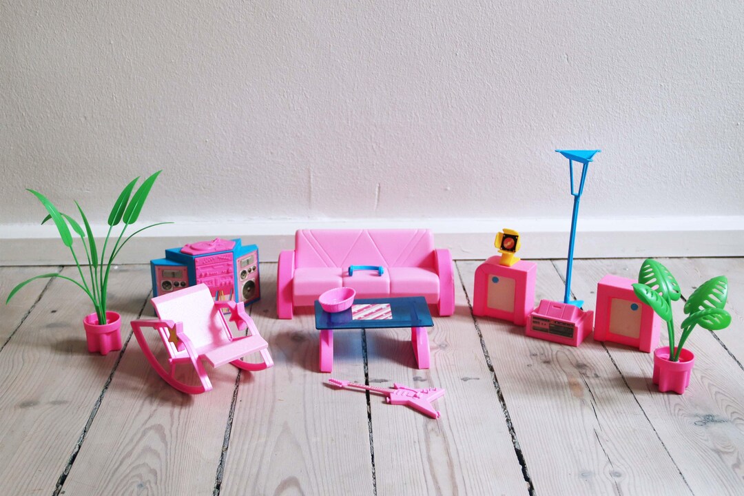 1986 Barbie & the Rockers House Party Playset. 75% Complete Vintage ...