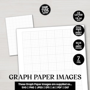 Graph Paper PDF Templates | Graph Paper Images - Etsy