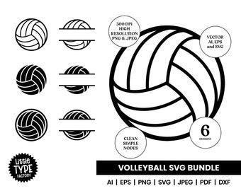 100 VOLLEYBALL SVG BUNDLE, Mega Volleyball Graphic, Volleyball Png ...