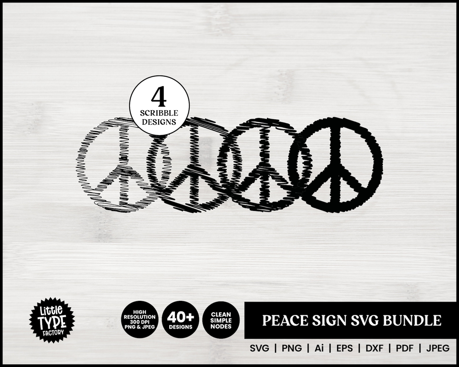 PEACE SIGN SVG Bundle Peace Clipart Pngs - Etsy