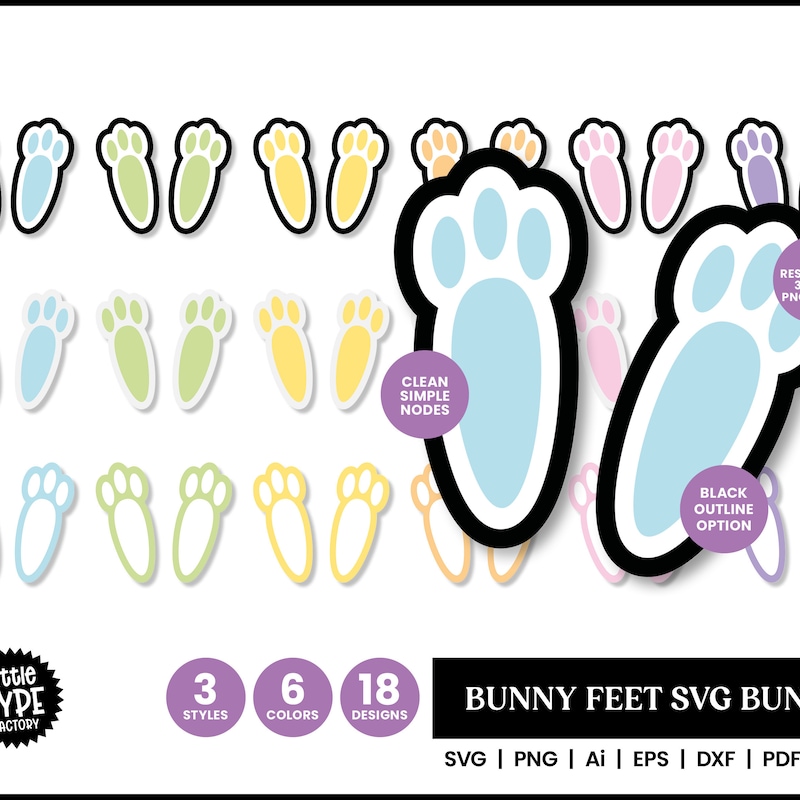 Bunny Feet - Etsy