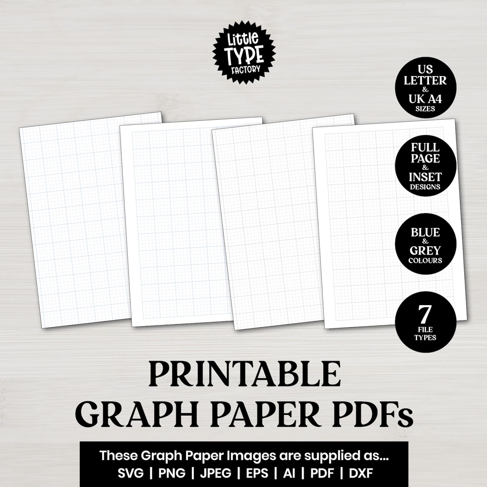 Graph Paper PDF Templates | Graph Paper Images - Etsy