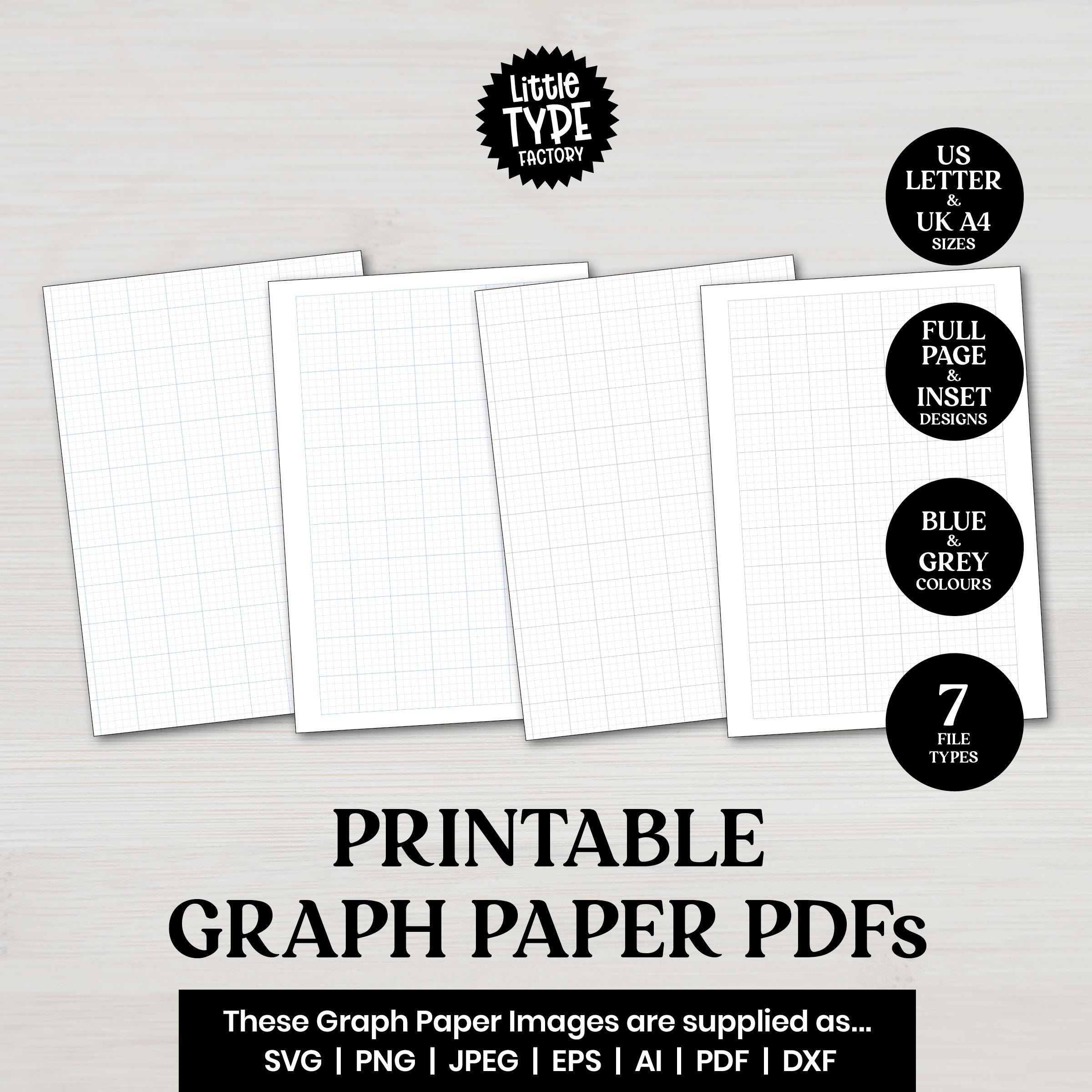Graph Paper PDF Templates | Graph Paper Images - Etsy