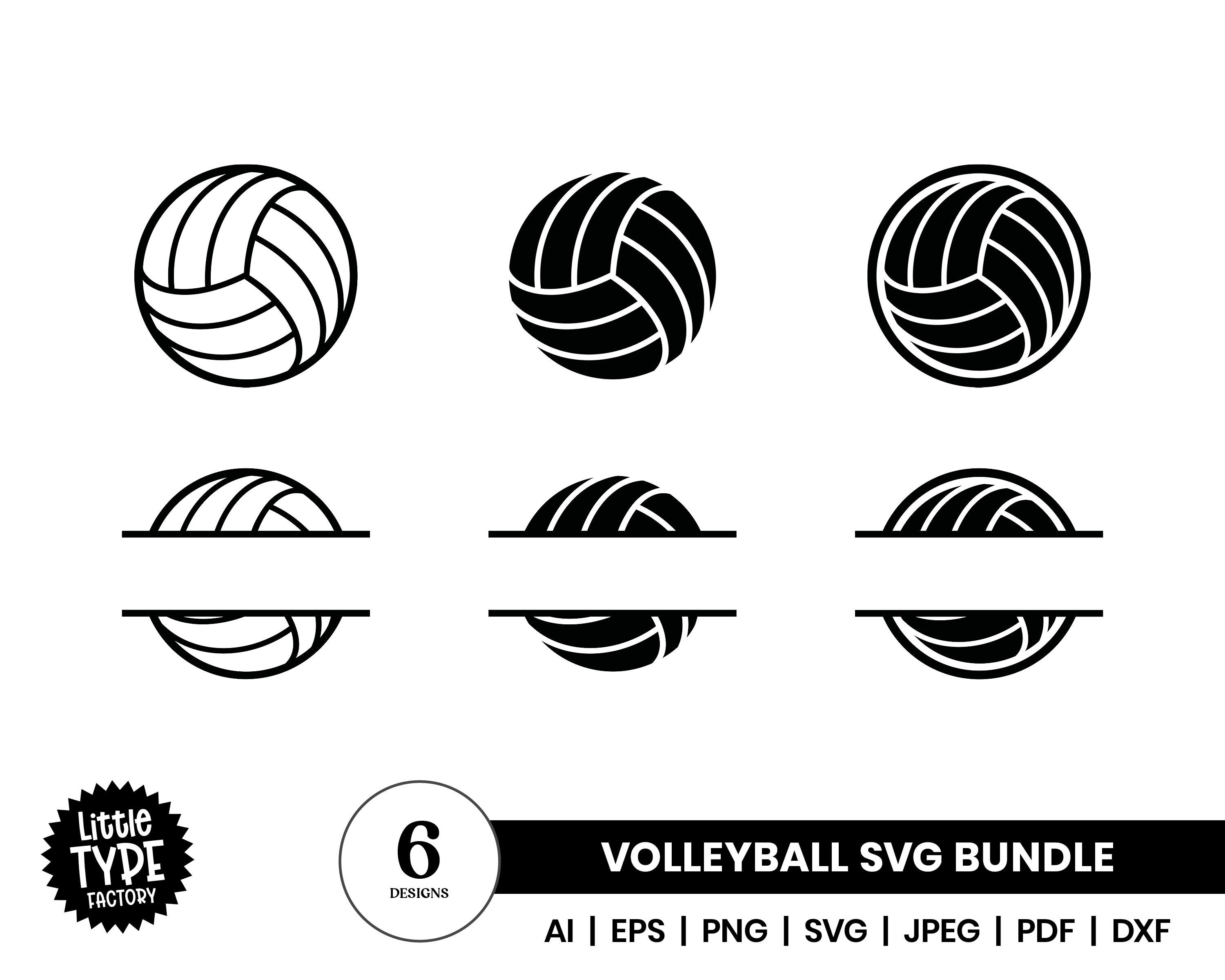 VOLLEYBALL SVG & Volleyball PNG Bundle - Etsy