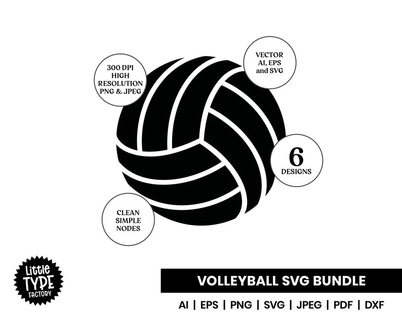 VOLLEYBALL SVG & Volleyball PNG Bundle - Etsy