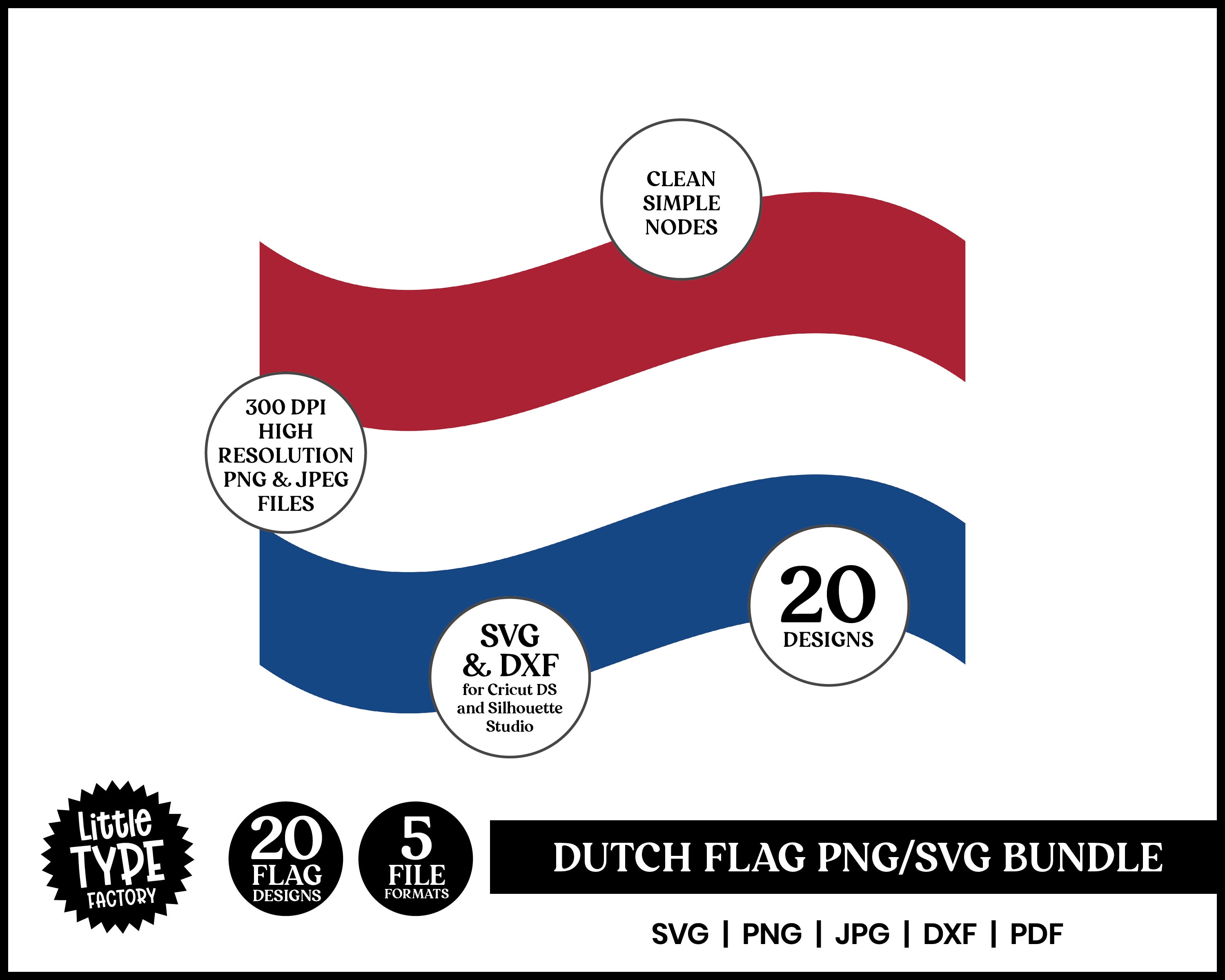DUTCH FLAG PNG Bundle Holland Flag Svgs - Etsy
