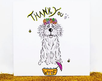 Cocker Thank You Card | Etsy