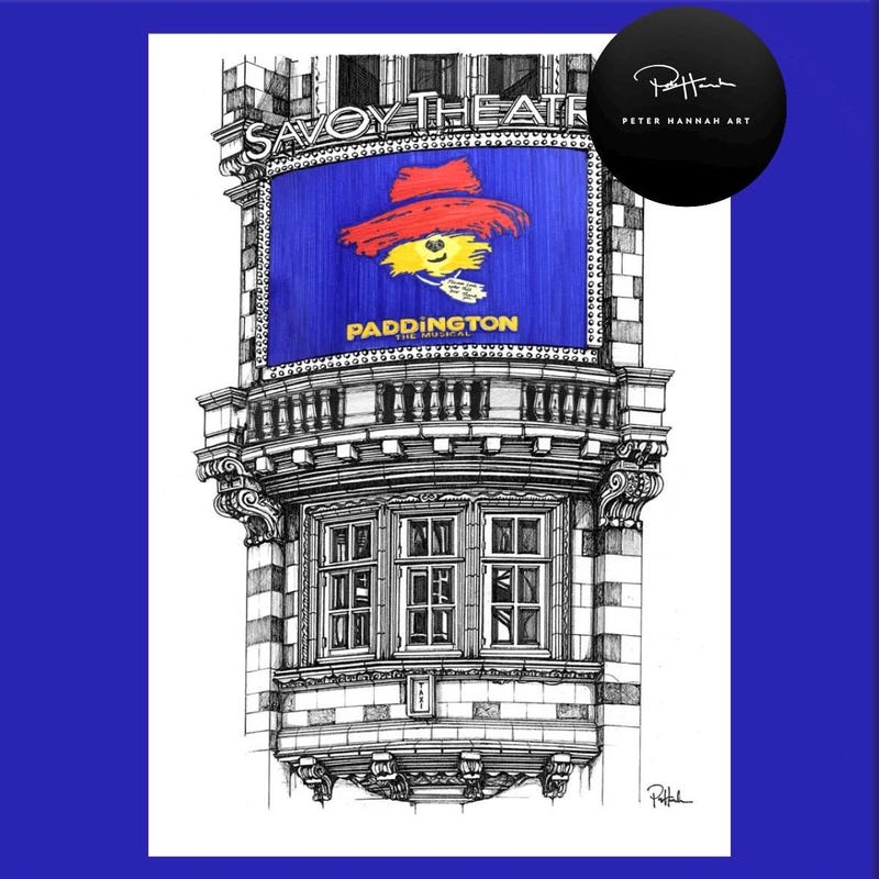 Hand Drawn Paddington - Etsy UK