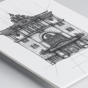 Hamilton the Musical, Victoria Palace, London West End, Hand-drawn ART ...