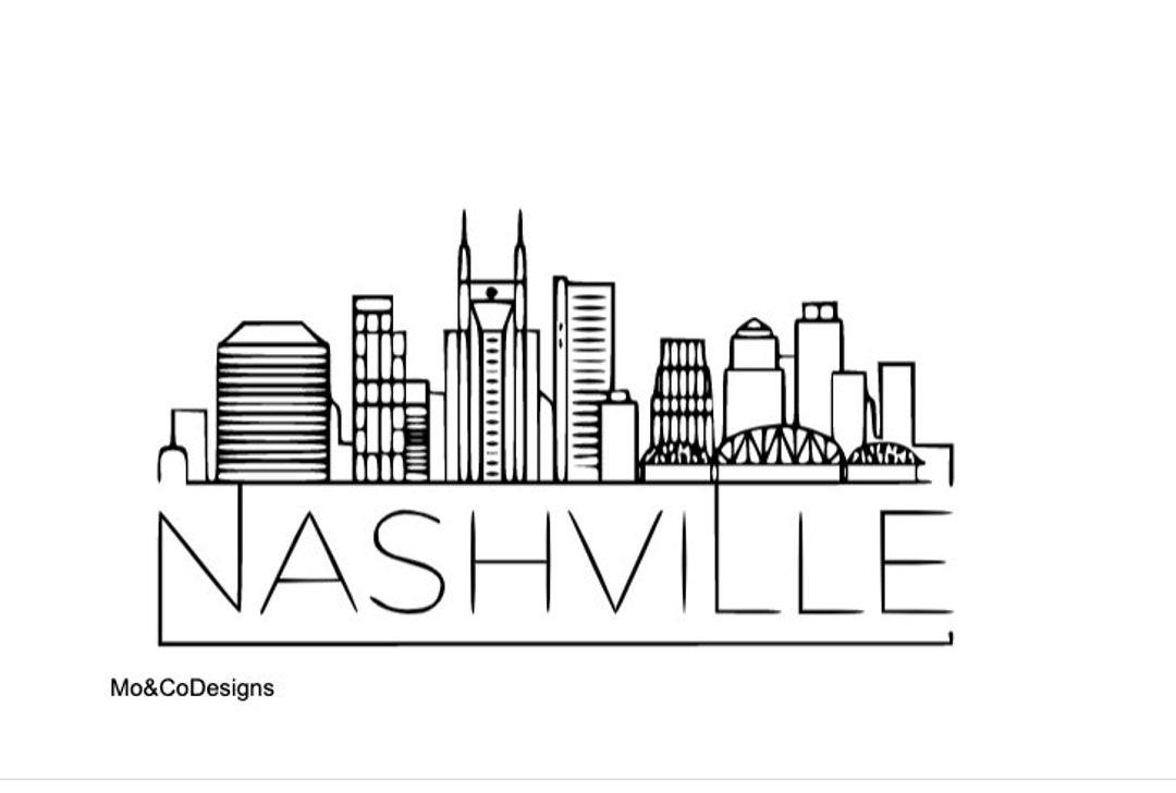 Nashville Skyline SVG File - Etsy