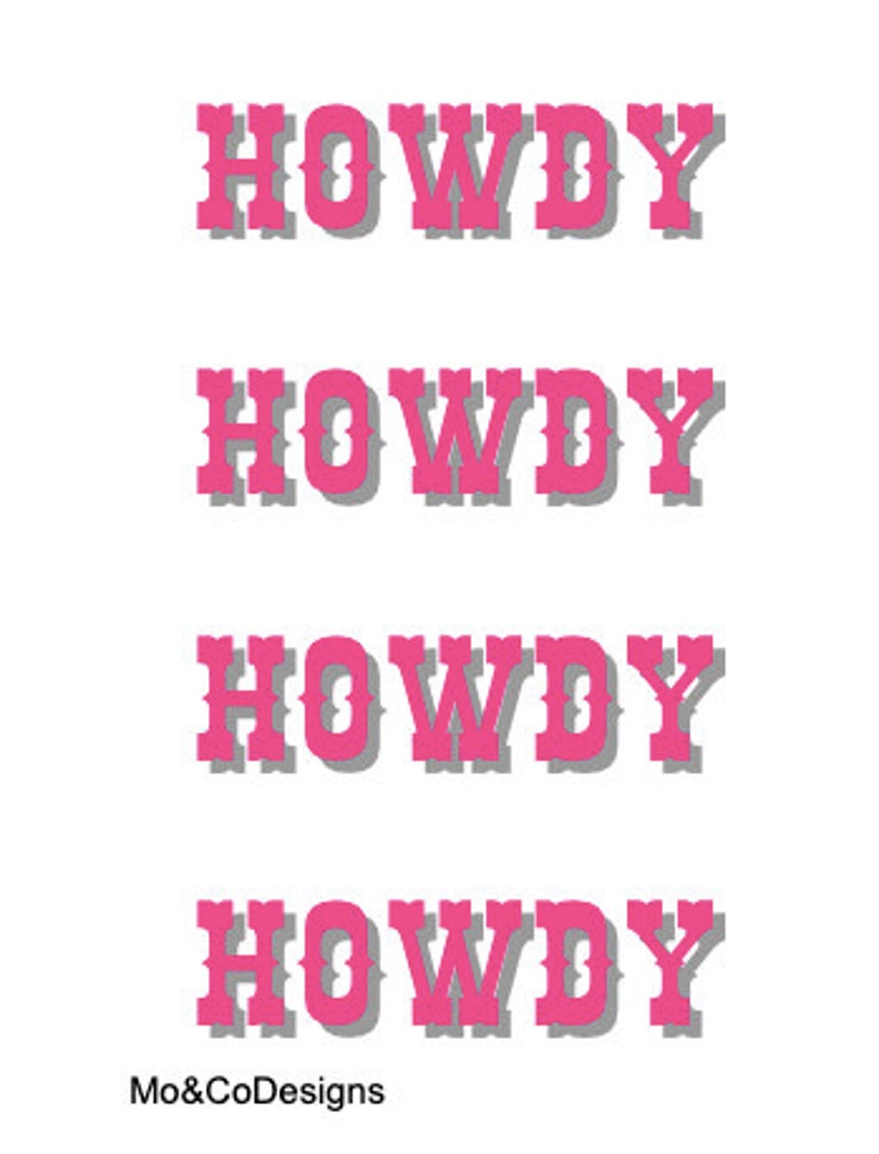 HOWDY COUNTRY WESTERN Svg File - Etsy