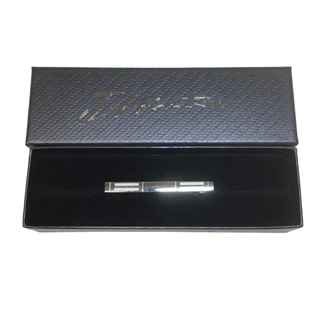 White Rectangle Tie Bar - Etsy