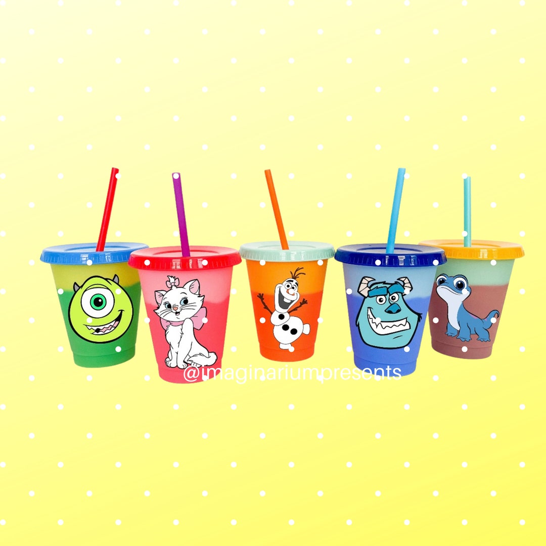 16oz Personalised Colour Changing Cups for Kids, Reusable Cup, Gifts ...