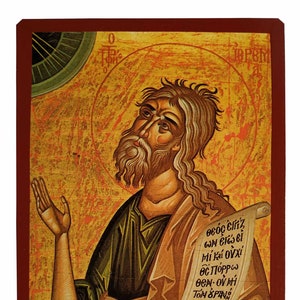 Holy Prophet Jeremiah, Byzantine Icon, Orthodox Icon, Handmade Icon - Etsy
