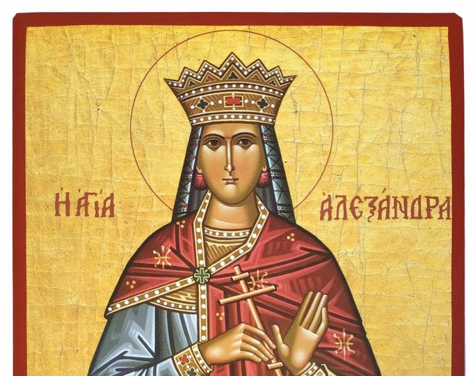 Saint Alexandra, Martyr, the Empress, Wife of Diocletian, Byzantine ...