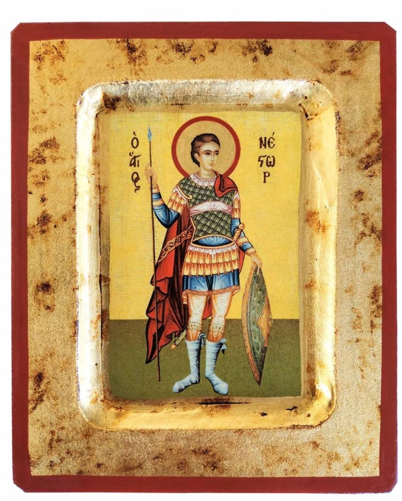 Saint Nestor Full Body Byzantine Icon Orthodox Icon - Etsy