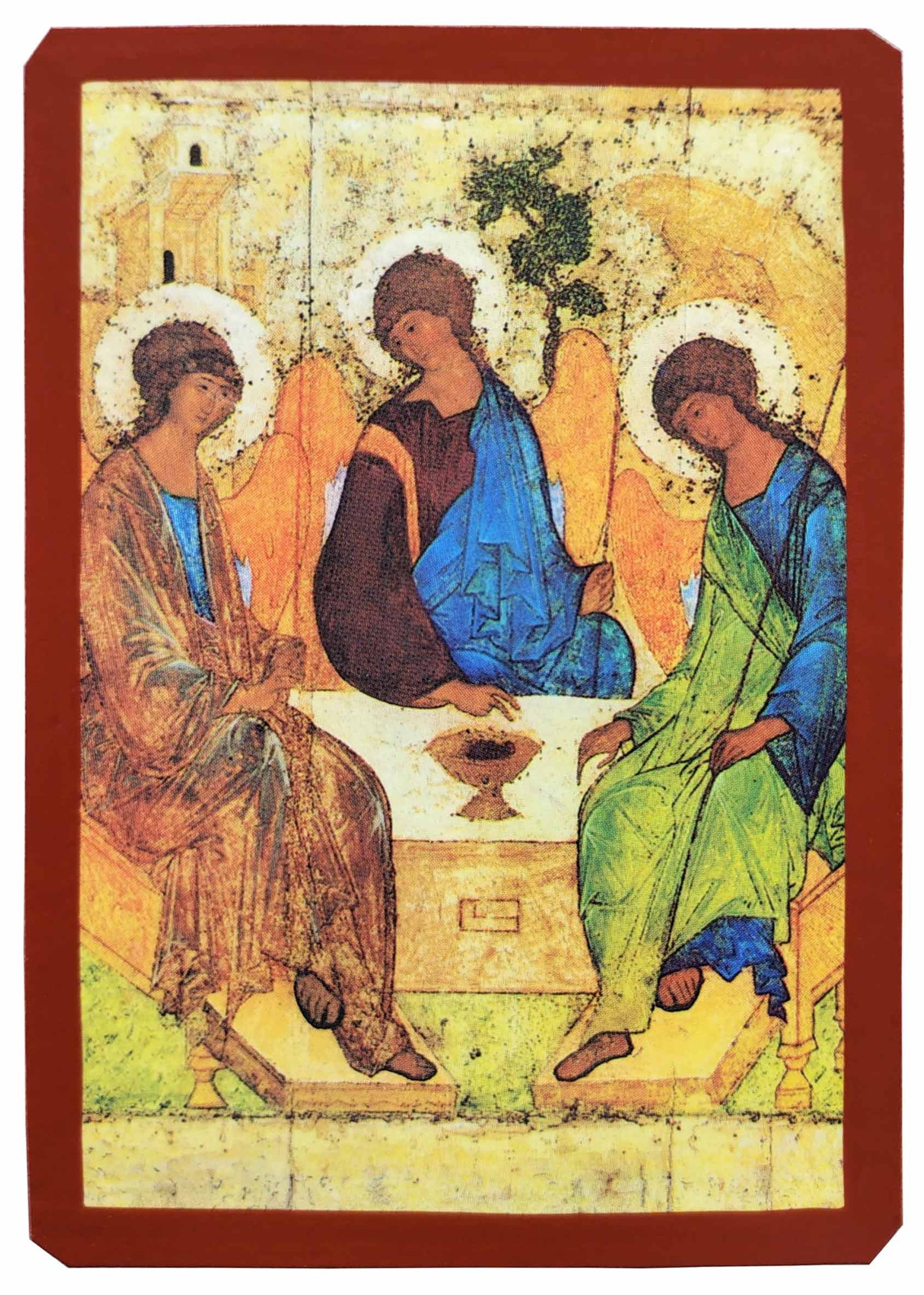 Holy Trinity three Angels From the Hospitality of Abraham | Etsy