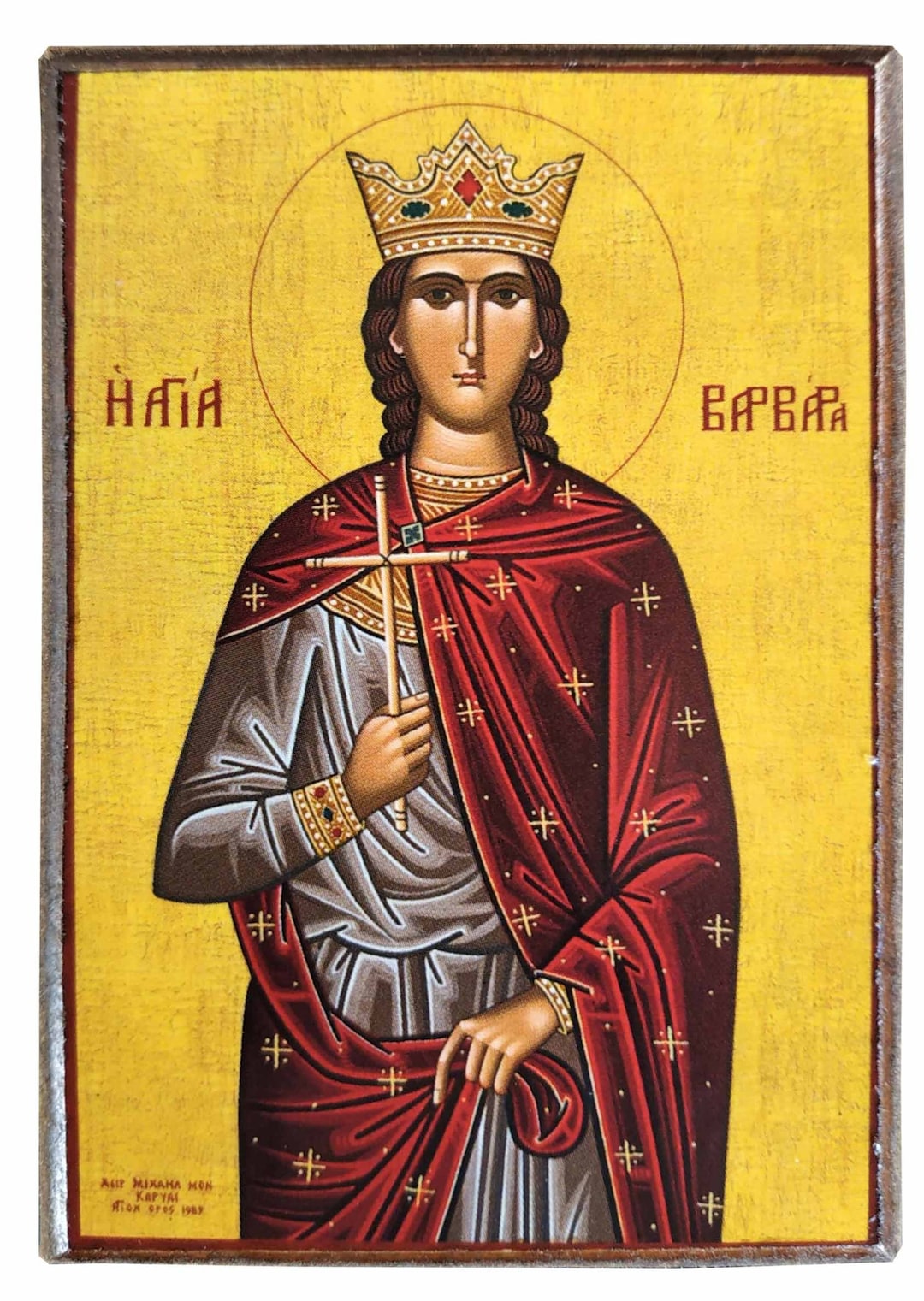 Saint Barbara, the Great Martyr, Byzantine Icon, Orthodox Icon ...