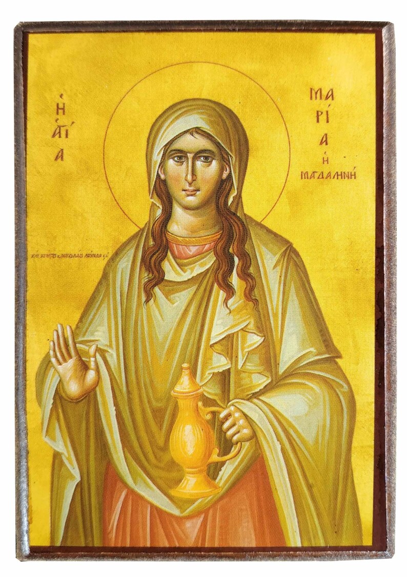 Saint Mary Magdalen the Myrrh-bearer Byzantine Icon - Etsy