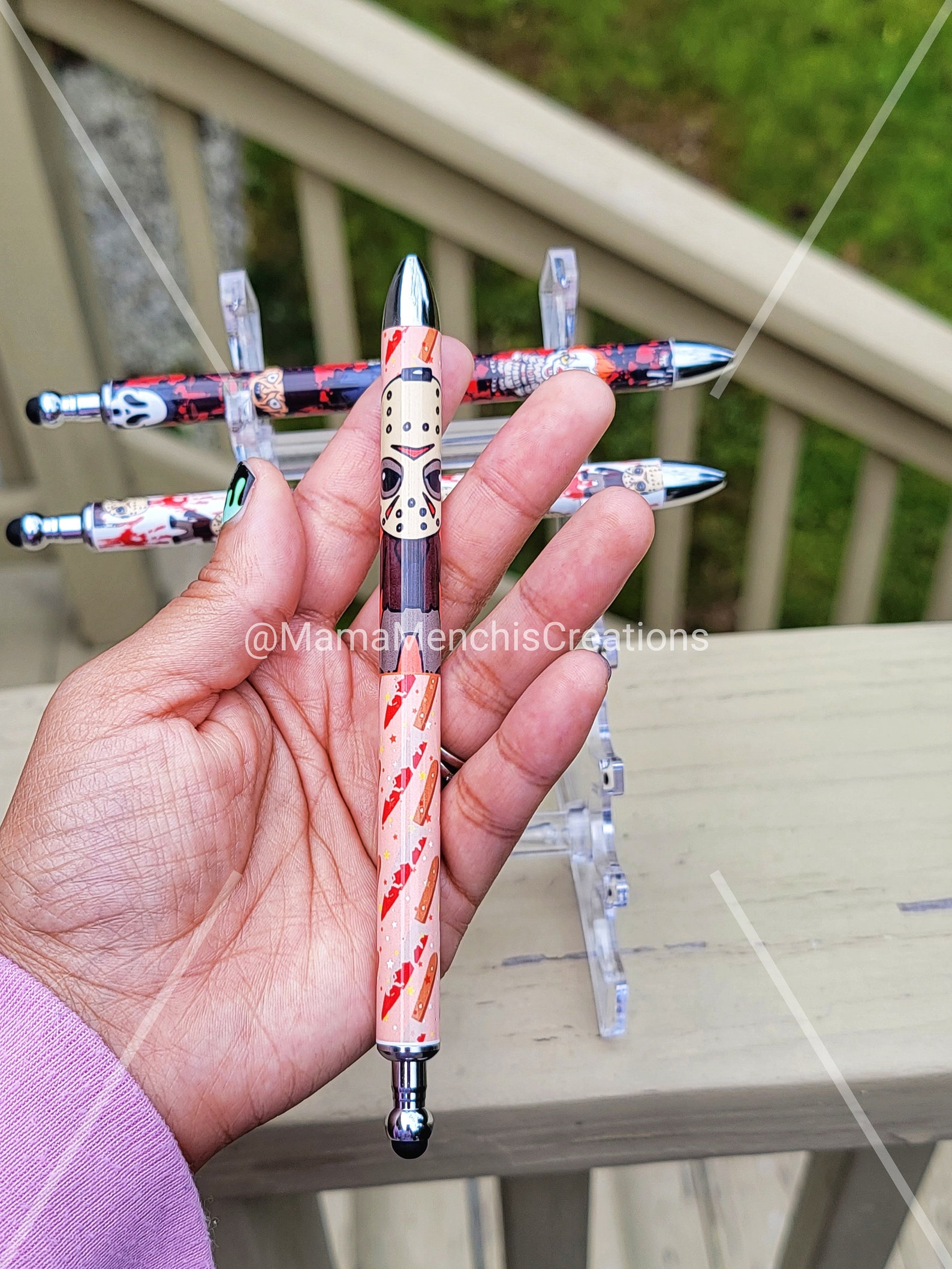 Cute Psycho Killers Horror Themed Refillable Gel Pen - Etsy