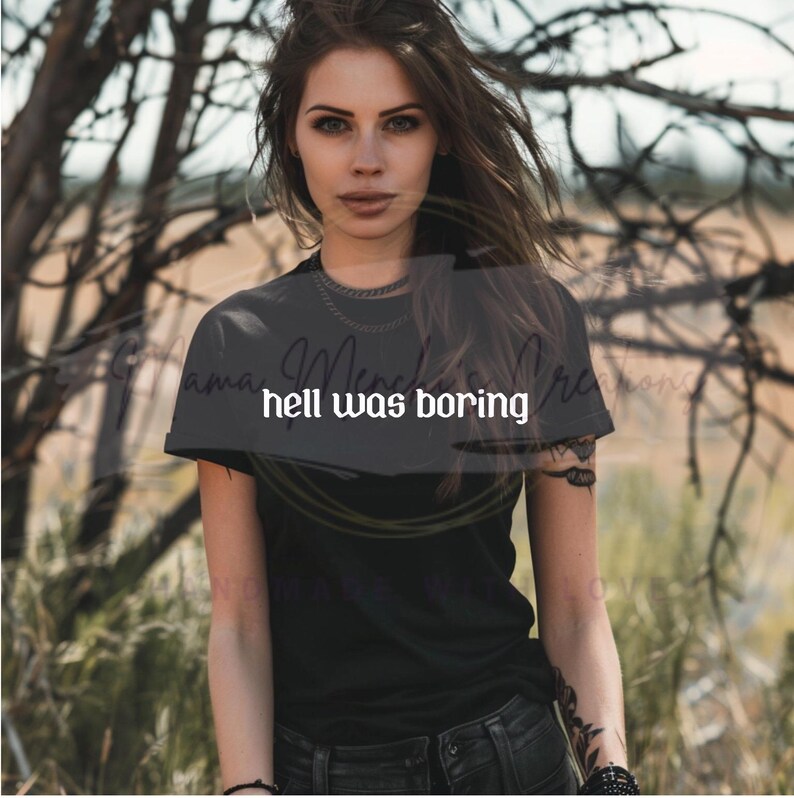 Hell Was Boring Sublimation DTF PNG SVG Digital Download - Etsy