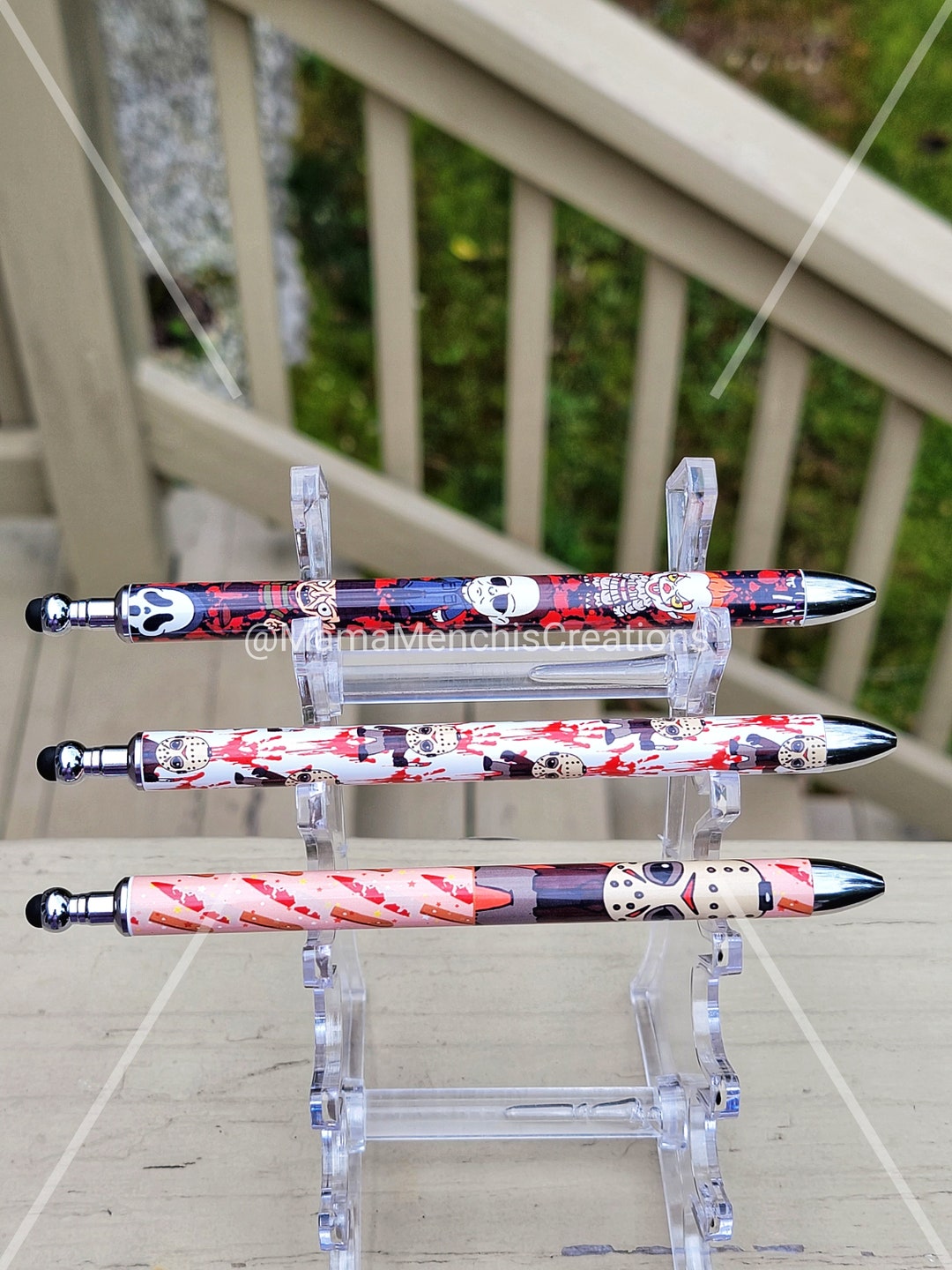 Cute Psycho Killers Horror Themed Refillable Gel Pen - Etsy