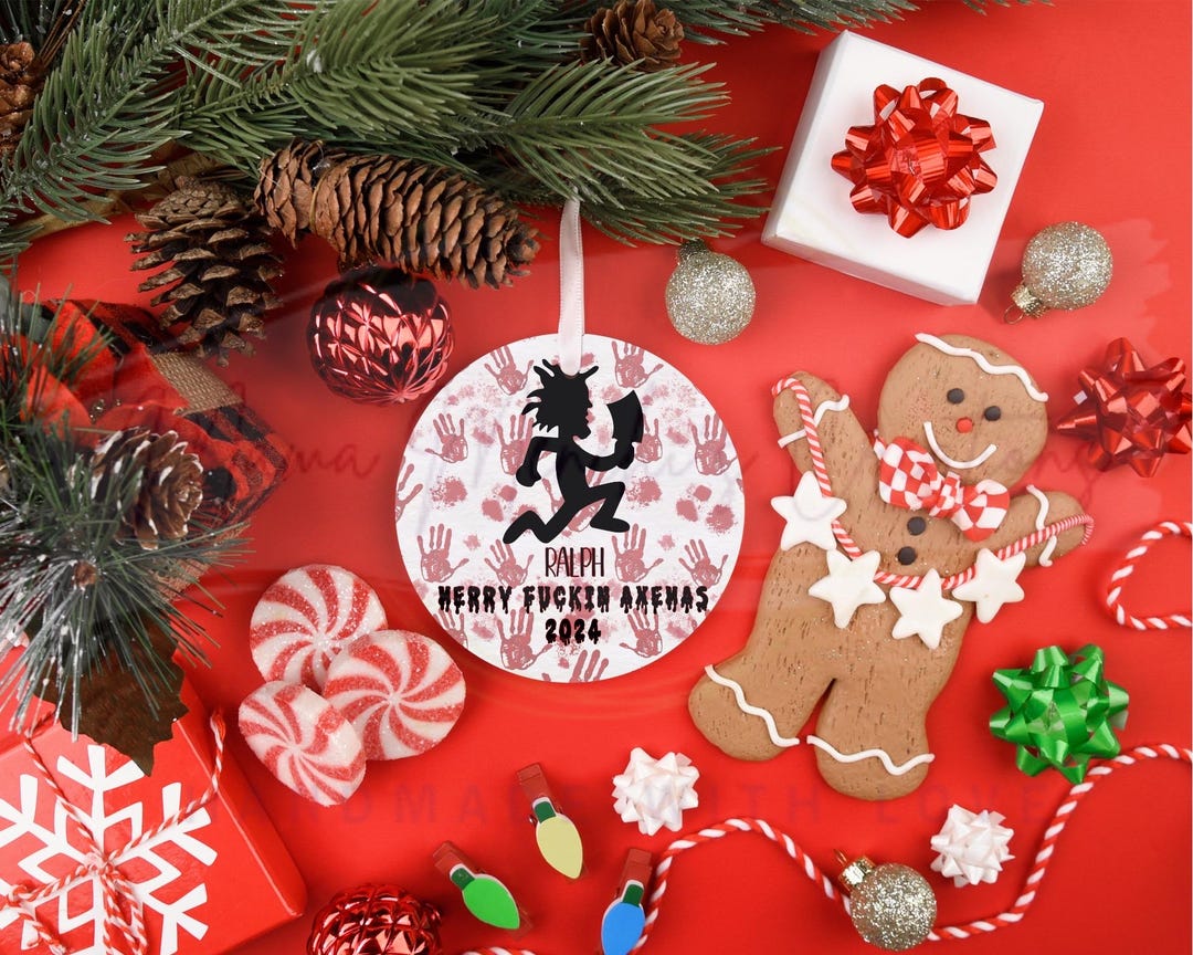 Juggalo Juggalette Personalized 2024 Christmas Ornament - Etsy
