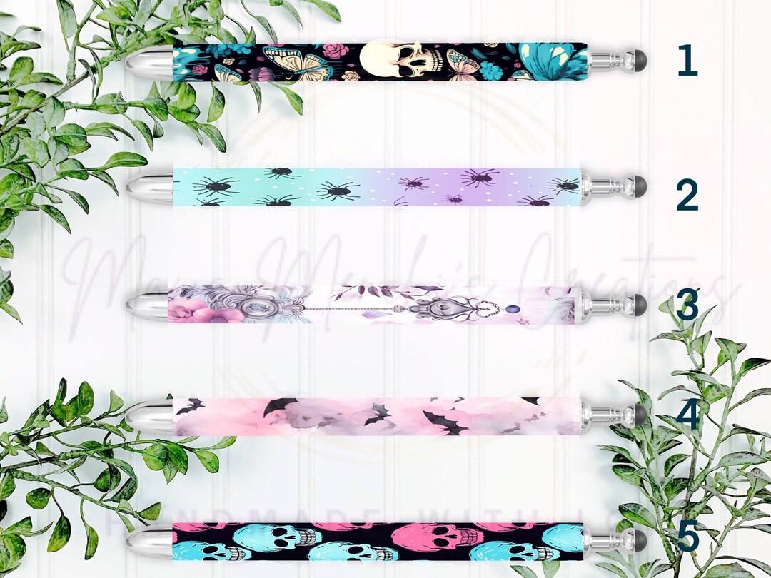 Pastel Goth Refillable Retractable Gel Pen - Etsy