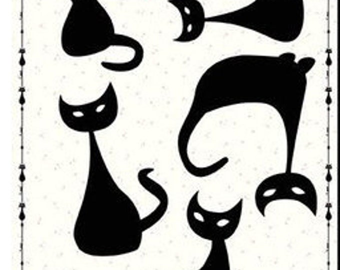 Mod Meow Cat Panel by Amanda Niederhauser for Riley Blake Designs - Etsy