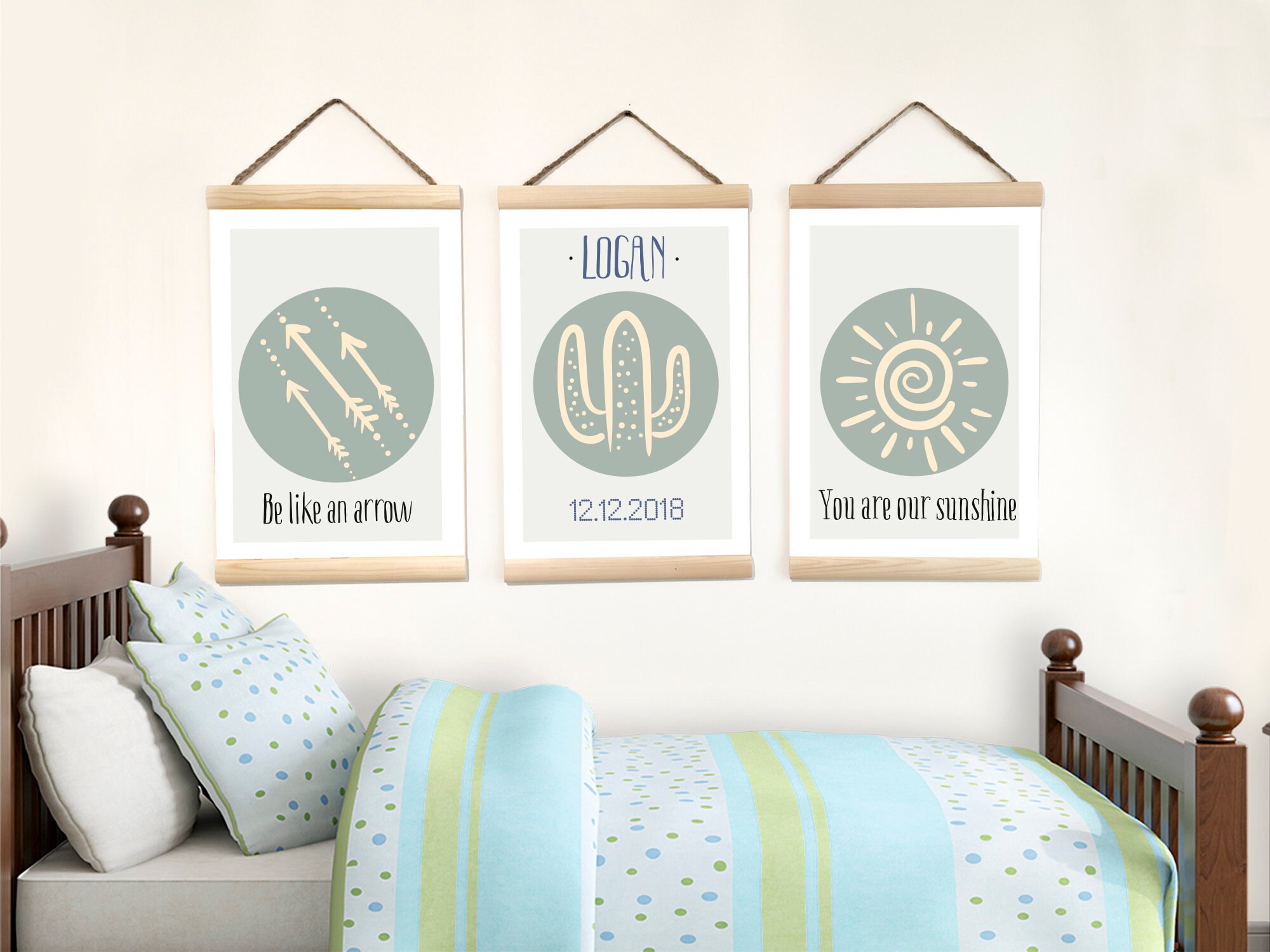 Custom Kids Name Canvas Nursery Name Sign Personalized - Etsy UK