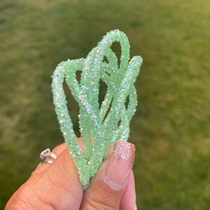 Glitter Tubing | GLITTER ROPE | Enchanted Mint Shimmer | Sold by the ...
