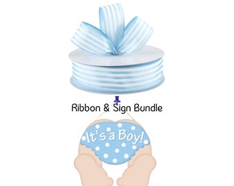 Baby Boy Ribbon - Etsy